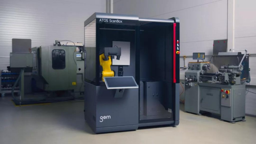 自动化三维扫描仪，GOM ATOS ScanBox4105，汽车零部件三维扫描仪