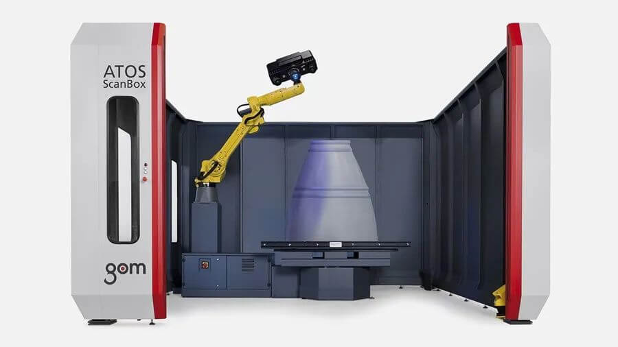 GOM ATOS光学3D扫描测量仪塑造航空行业未来，GOM三维扫描仪