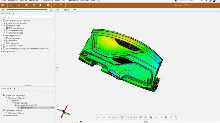 德国蔡司GOM|ATOS三维扫描仪|3D扫描仪|蔡司工业CT|蔡司三坐标测量机-马路科技 马路科技ScanBox自动化三维扫描仪，搞定驾驶舱检测！